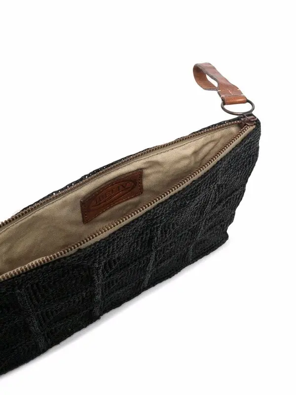 IBELIV Tanala Woven Clutch - Black