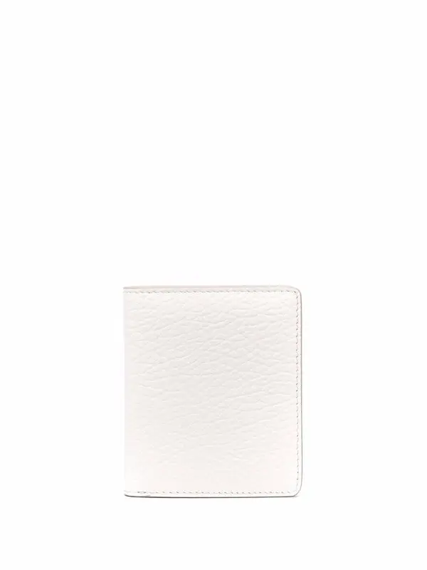 MAISON MARGIELA Four-stitch Leather Card Holder - White