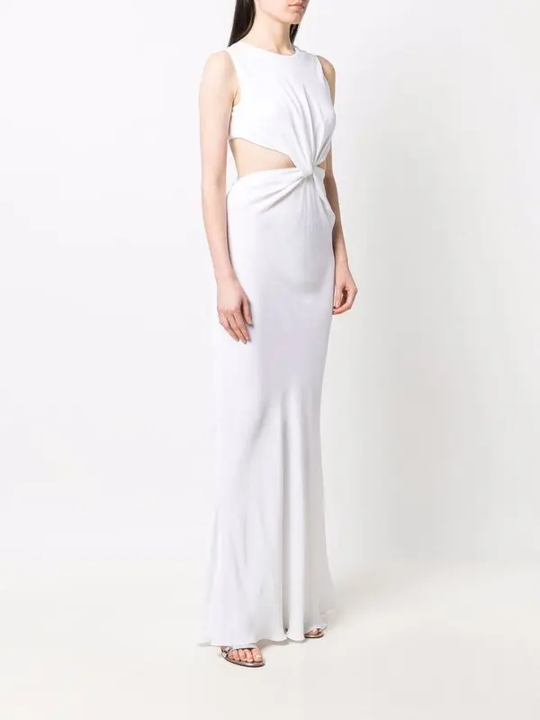 Alberta Ferretti Cut-out Long Dress