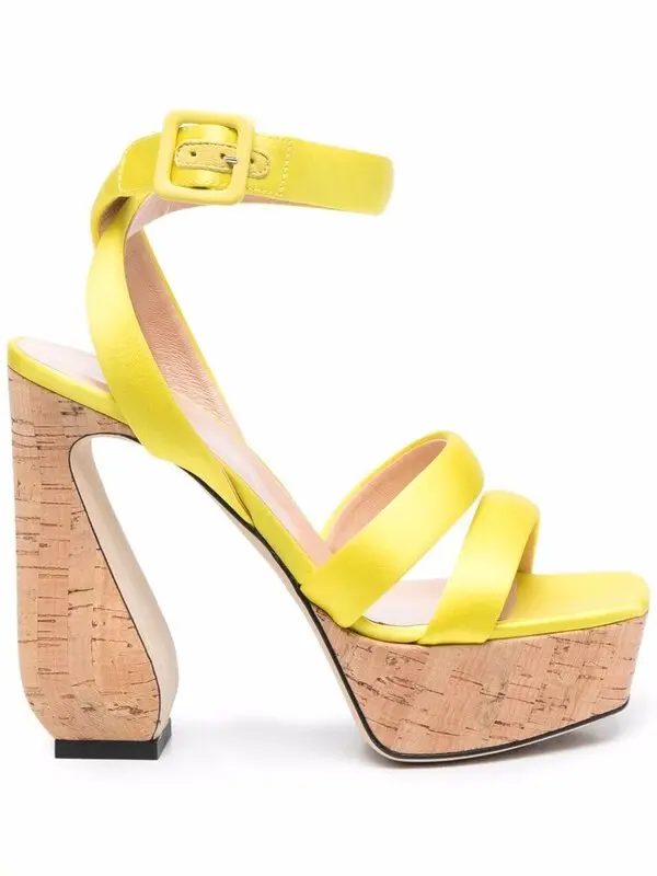 SERGIO ROSSI Antonia Satin Sandals