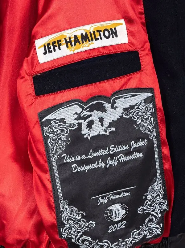 JEFF HAMILTON Nba Collage Wool Jacket - Black