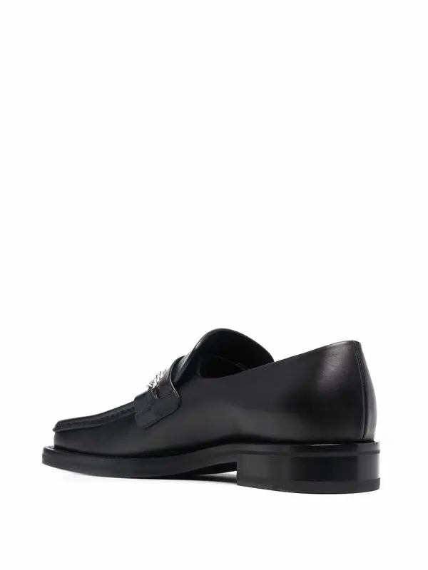 Martine Rose Leather Loafers - Black