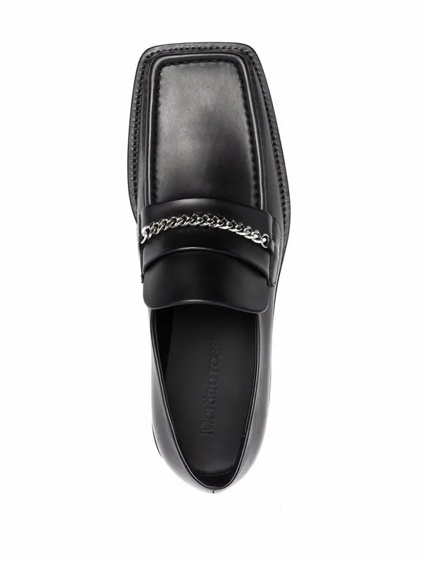 Martine Rose Leather Loafers - Black