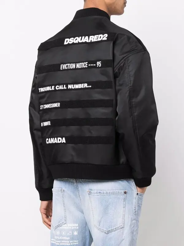 Dsquared2 Slogan-print Bomber Jacket
