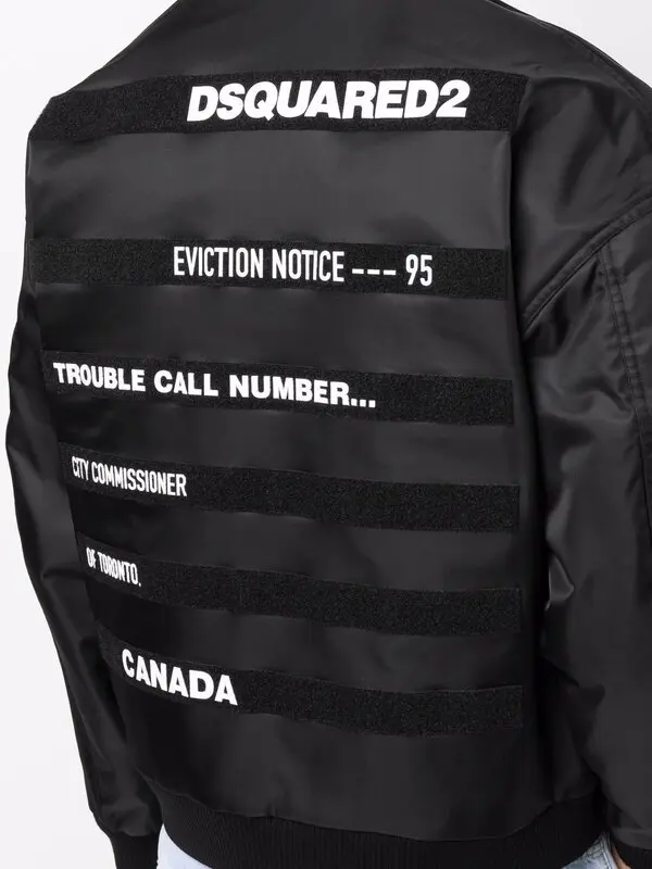 Dsquared2 Slogan-print Bomber Jacket