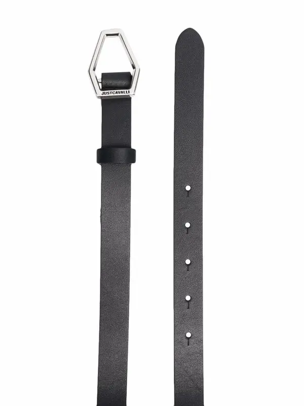 Roberto Cavalli Geometric Buckle Belt