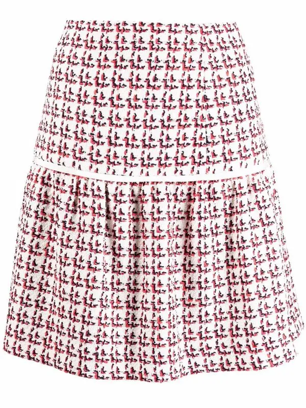 FERRAGAMO Textured A-line Mini Skirt