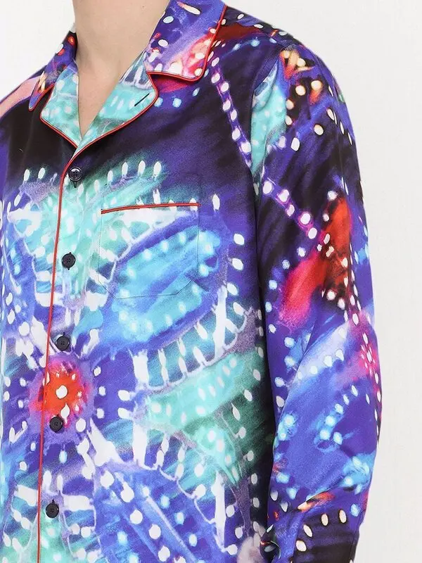 Dolce & Gabbana Psychedelic Print Pyjama Shirt