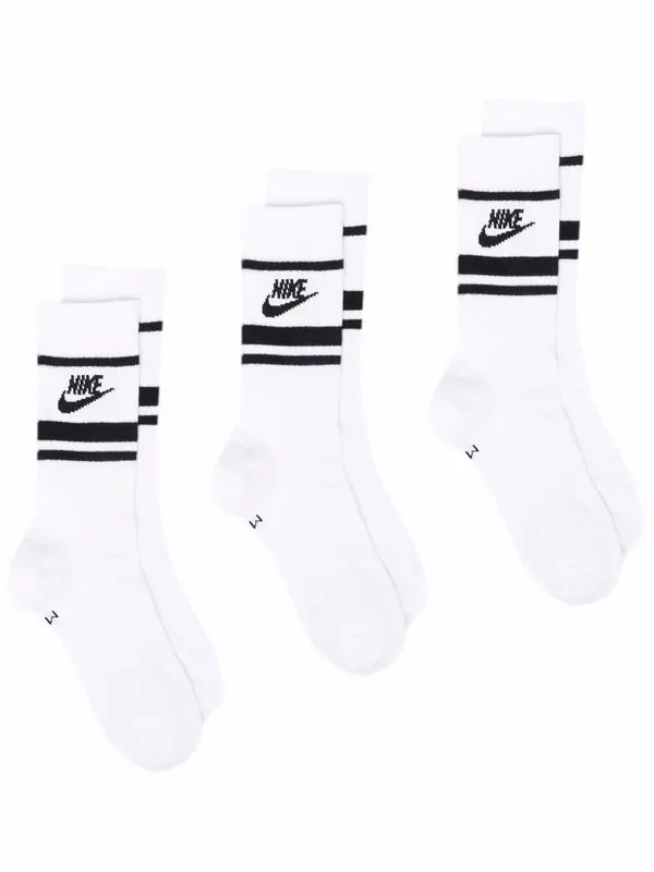 Nike Everyday Essential Socks Set Of Three - White