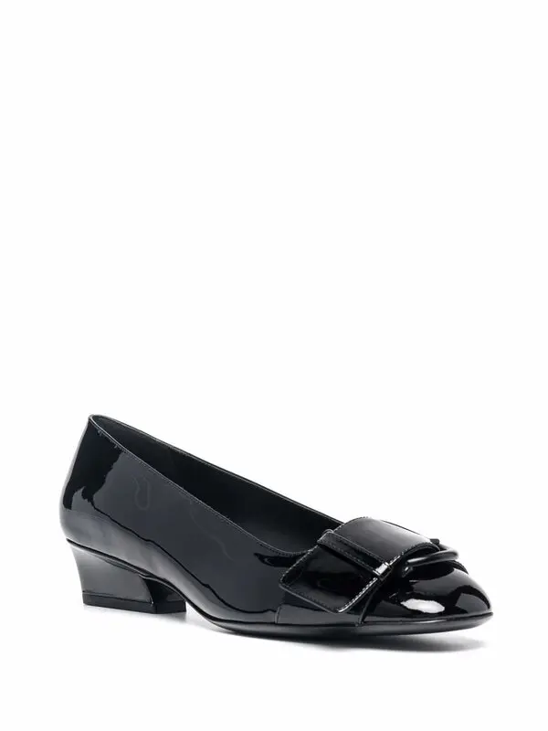 FERRAGAMO Buckle-detail Pumps - Black