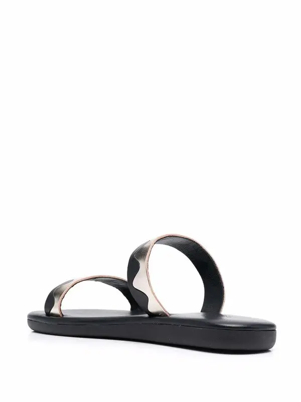 ANCIENT GREEK SANDALS Paralia Zigzag-band Leather Sandals