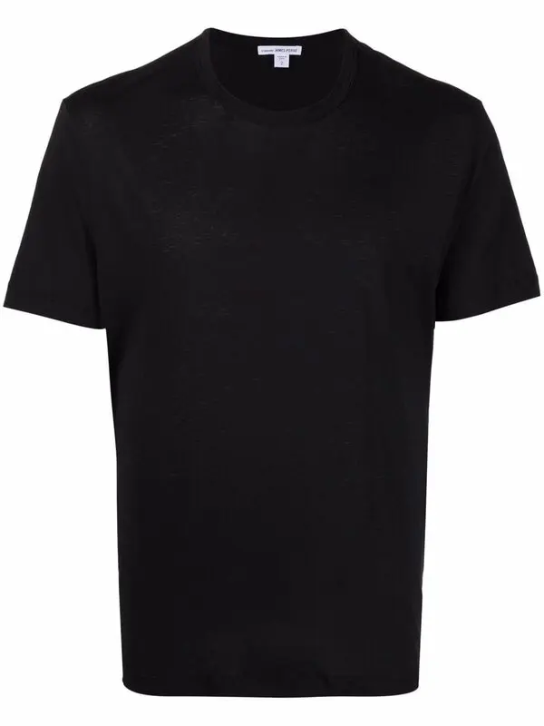 JAMES PERSE Short-sleeve Cotton T-shirt - Black