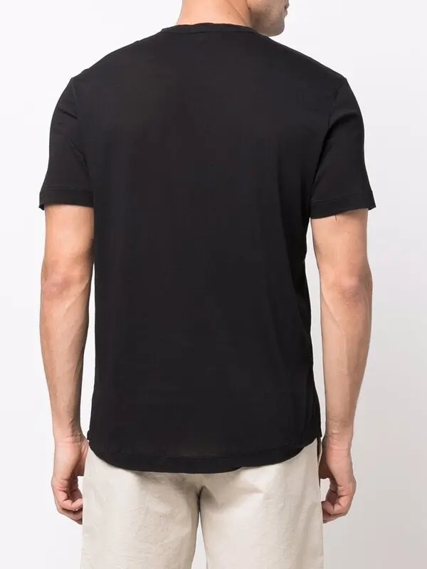 JAMES PERSE Short-sleeve Cotton T-shirt - Black