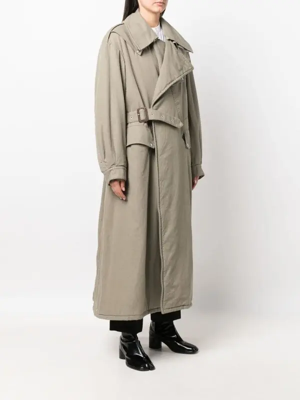 MAISON MARGIELA Deconstructed Trench Coat - Green