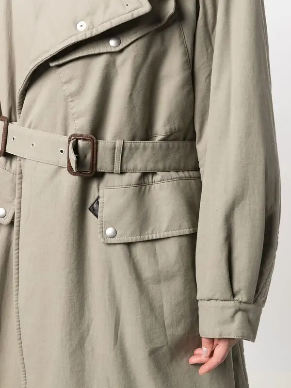 MAISON MARGIELA Deconstructed Trench Coat - Green