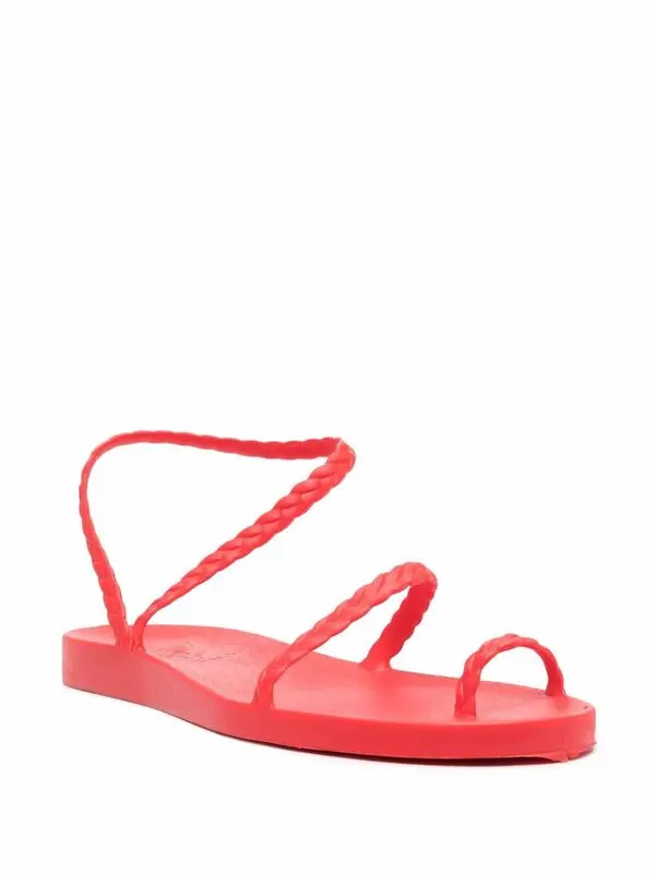 ANCIENT GREEK SANDALS Eleftheria Jelly Flip-flops - Red