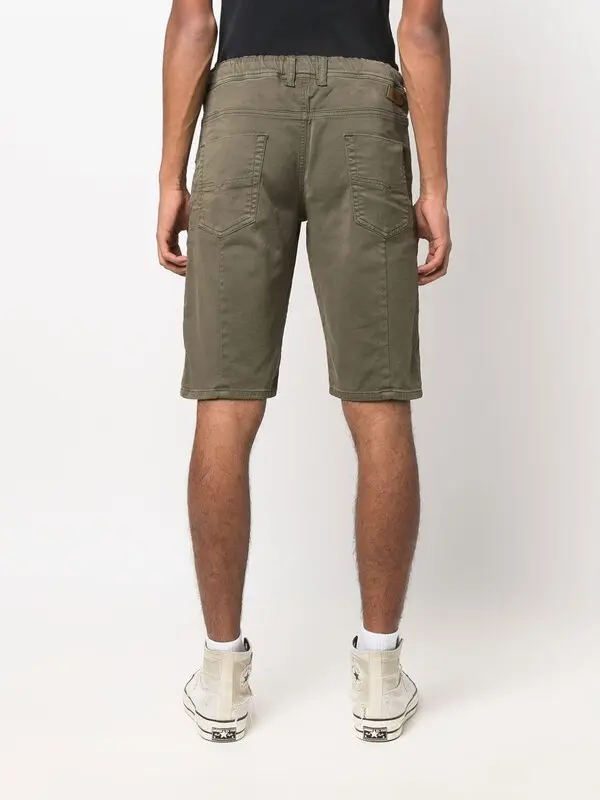 DIESEL® Drawstring Denim Shorts - Green