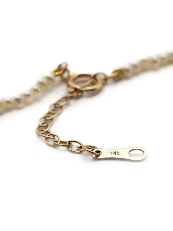 Mizuki 14kt Yellow Pearl Anklet