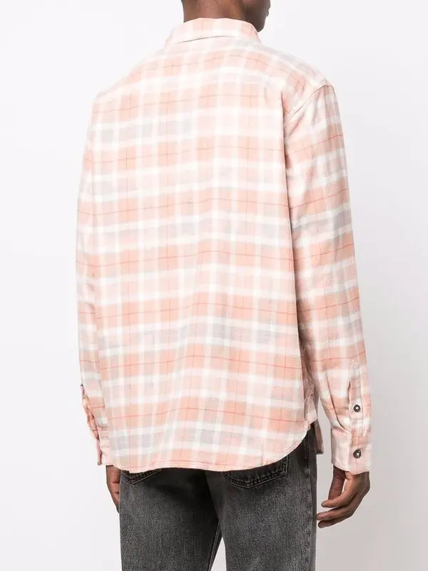 DIESEL® Logo-patch Patterned Shirt
