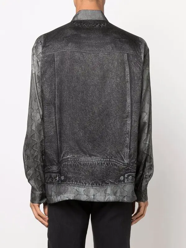 DIESEL® Gilliam Long-sleeve Satin Shirt