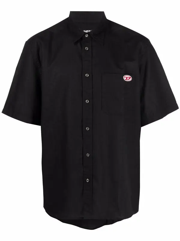 DIESEL® Logo-patch Short-sleeve Shirt