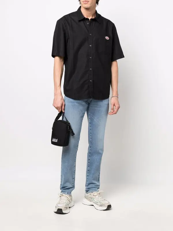 DIESEL® Logo-patch Short-sleeve Shirt