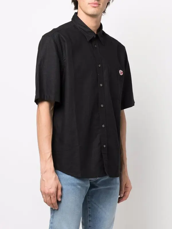 DIESEL® Logo-patch Short-sleeve Shirt
