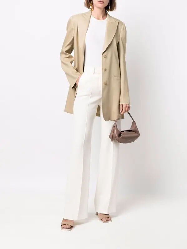Alberta Ferretti Longline Single-breasted Blazer