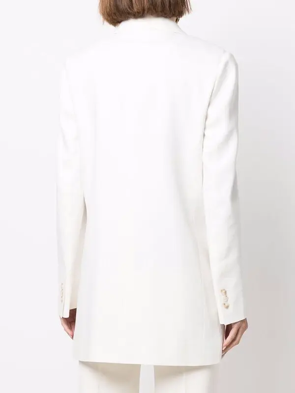 Alberta Ferretti Longline Single-breasted Blazer