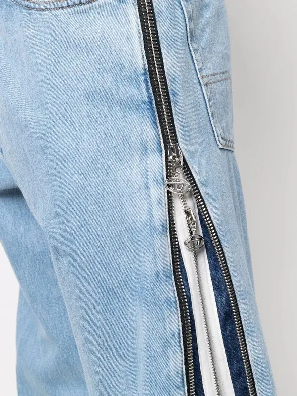 DIESEL® 1955 Zipped Straight-leg Jeans - Blue