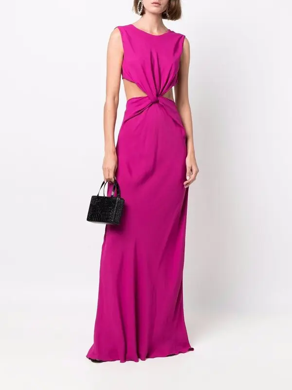 Alberta Ferretti Cut-out Gown