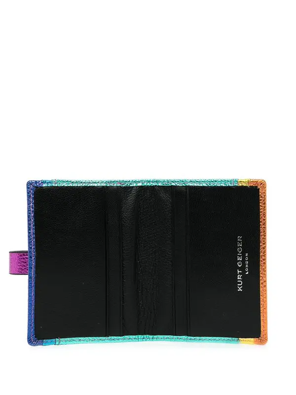 Kurt Geiger Multi-card Metallic-leather Holder - Multicolour