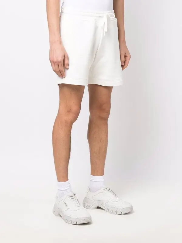 DIESEL® Cotton Track Shorts With Drawstring Waist