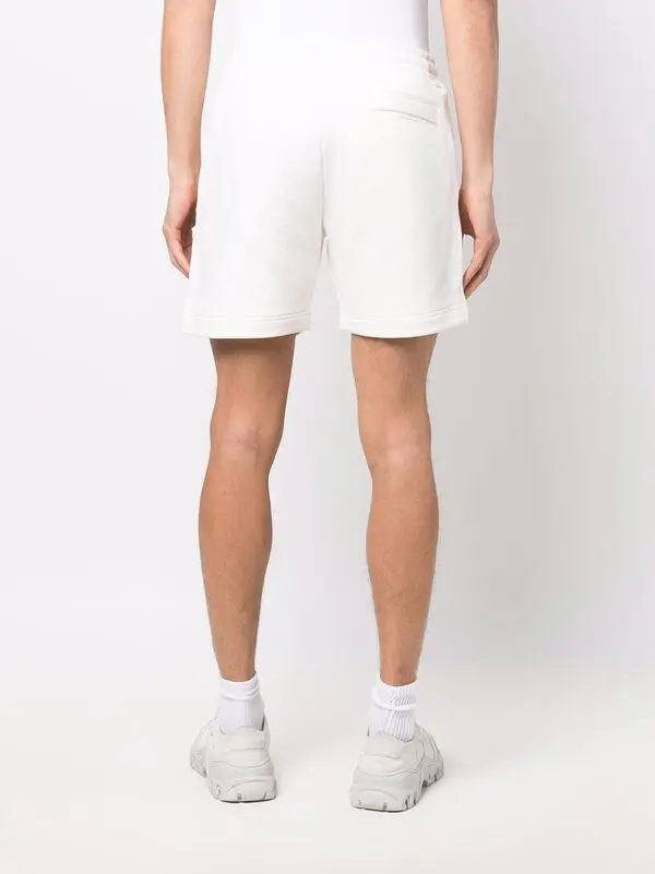 DIESEL® Cotton Track Shorts With Drawstring Waist