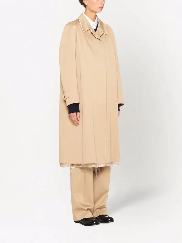 Miu Miu Single-breasted Chino Coat