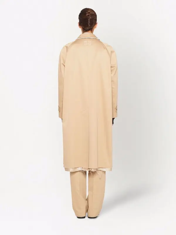 Miu Miu Single-breasted Chino Coat