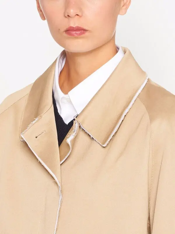 Miu Miu Single-breasted Chino Coat