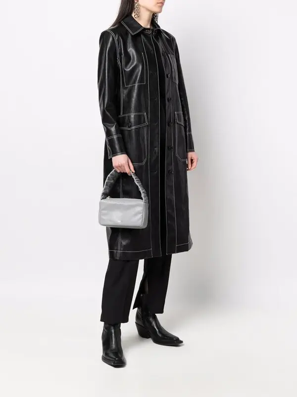 FRENZLAUER Leather Tote With Gathered Handle