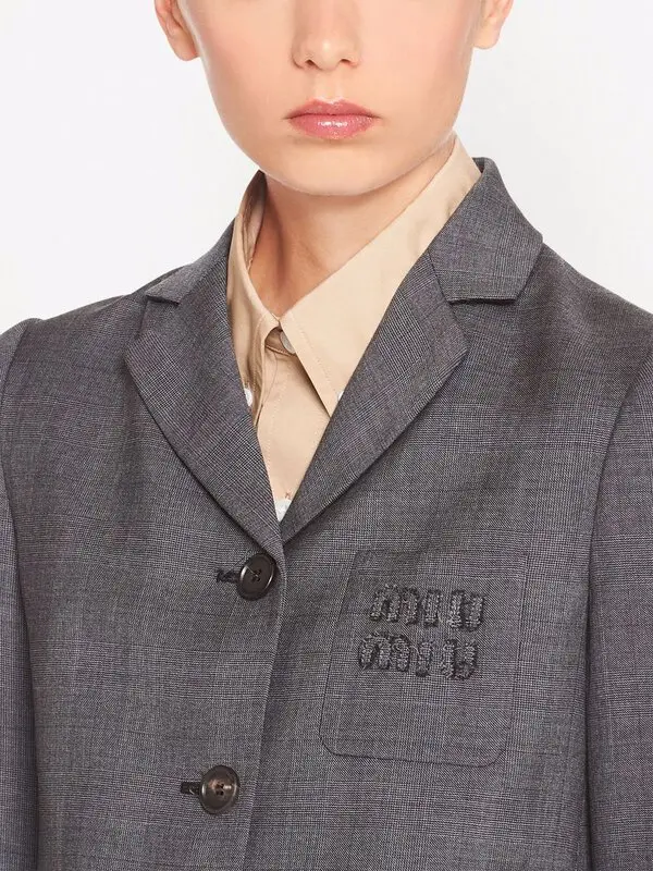 Miu Miu Single-breasted Blazer