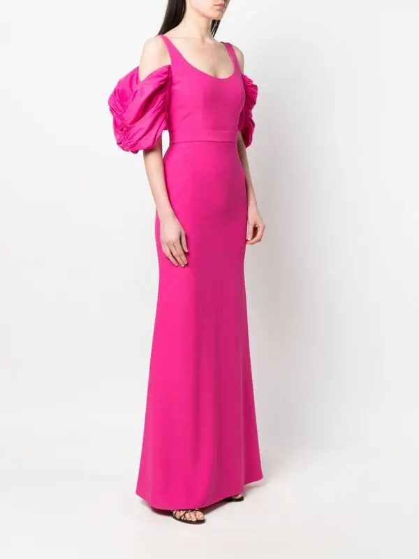 Alexander McQueen Off-shoulder Long Gown