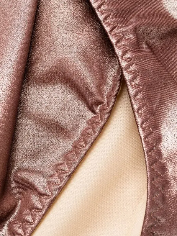 ALESSANDRO VIGILANTE Asymmetric Swimsuit - Brown