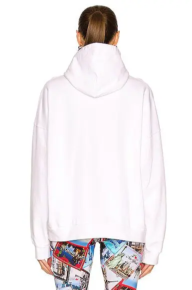 Balenciaga Wide Fit Hoodie In White