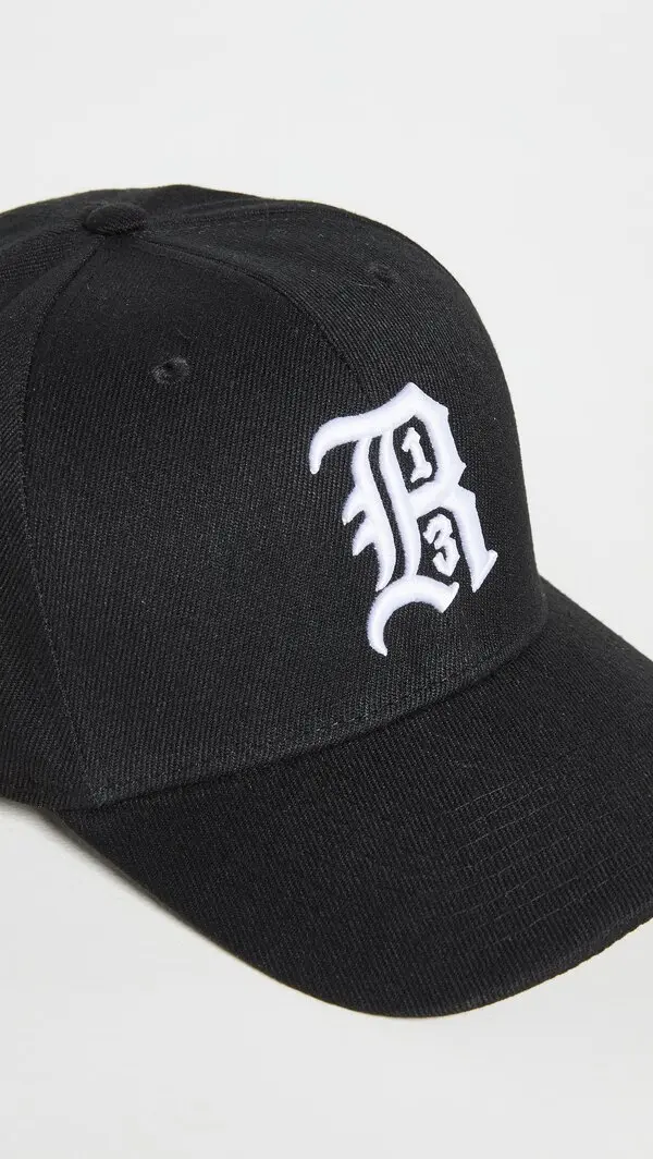 R13 Baseball Cap - Black/white