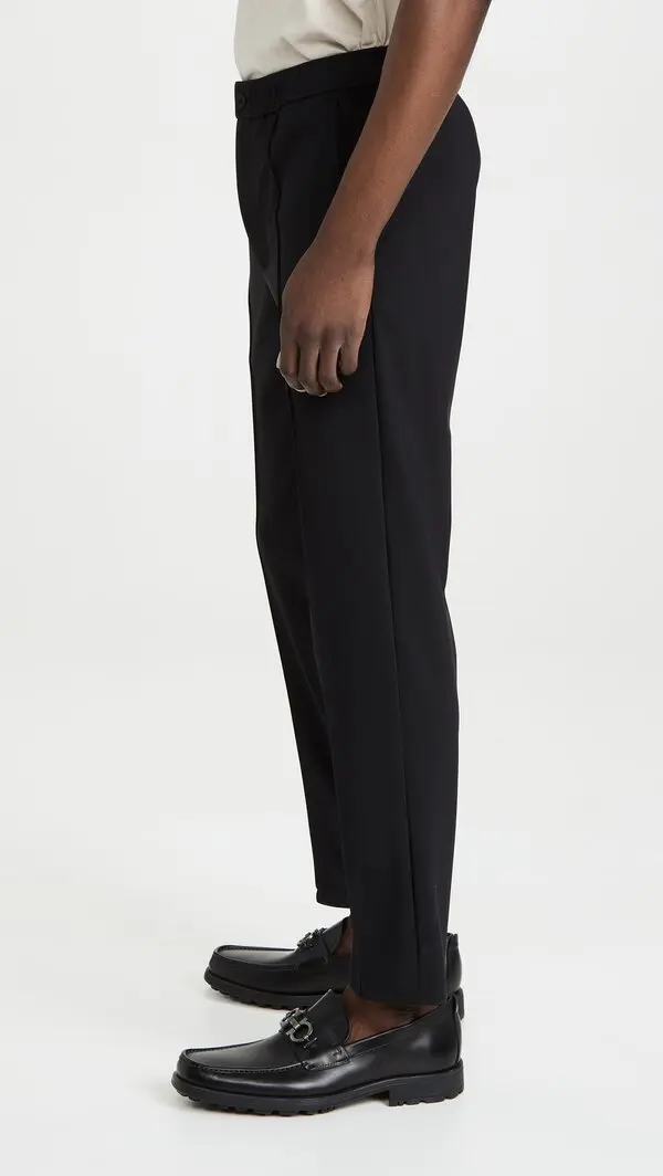 Theory Curtis Drawstring Precision Ponte Pants - Black