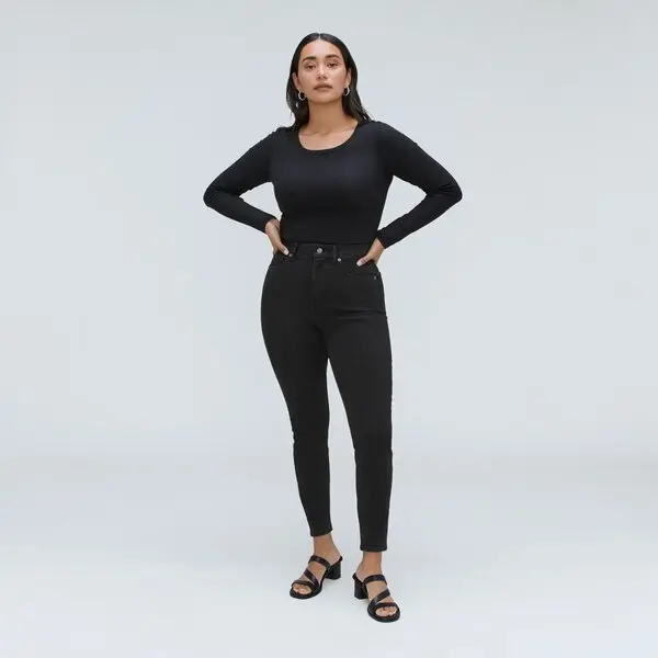 Everlane Way-high® Hourglass Skinny Jean .75" Inseam - Ash