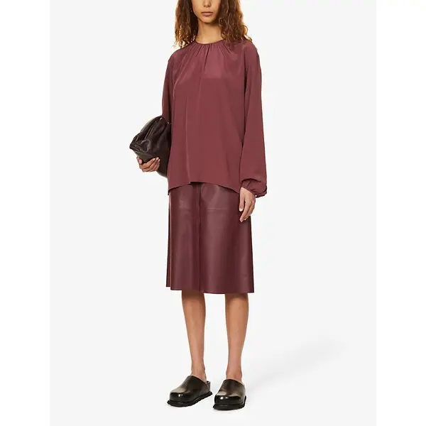 JOSEPH Belina Relaxed-fit Silk Blouse