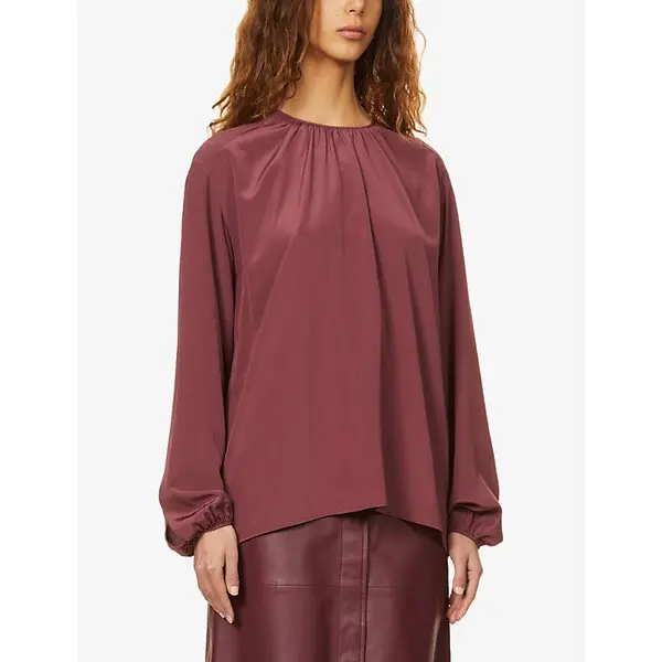 JOSEPH Belina Relaxed-fit Silk Blouse