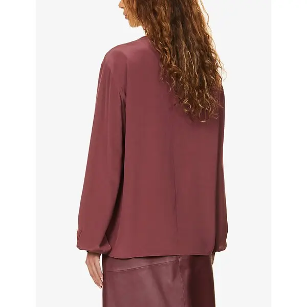 JOSEPH Belina Relaxed-fit Silk Blouse