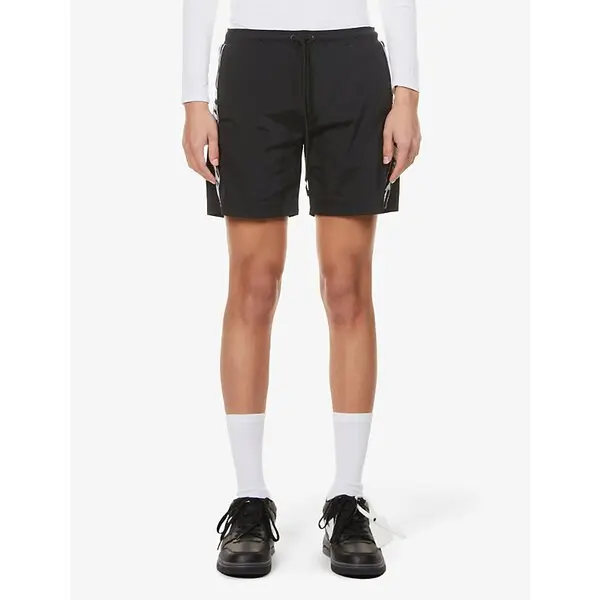 Off-White Logo-print Regular-fit Swim Shorts