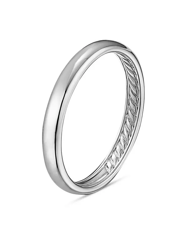 David Yurman 18k Gold Classic Band - White